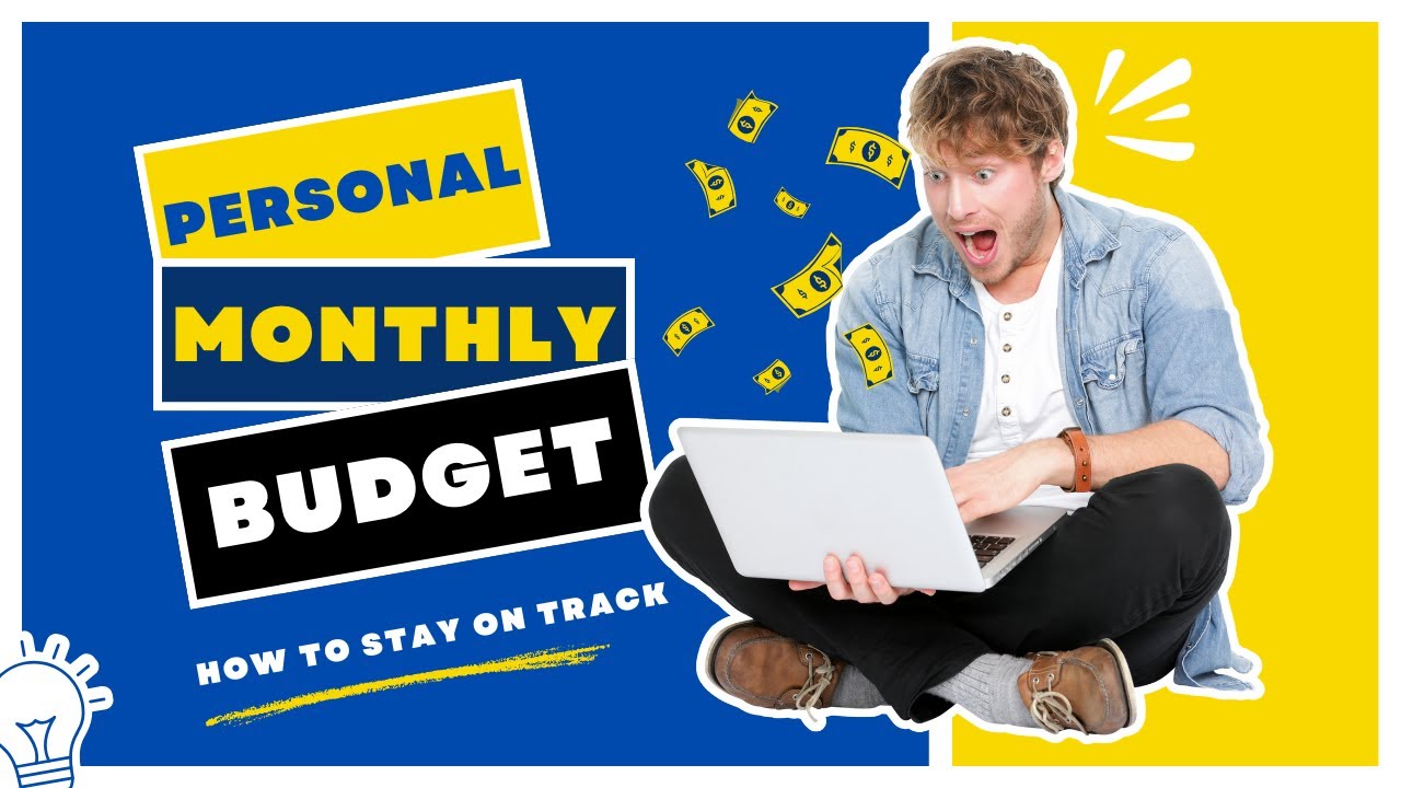 Personal monthly budget | How to stay on track - YouTube