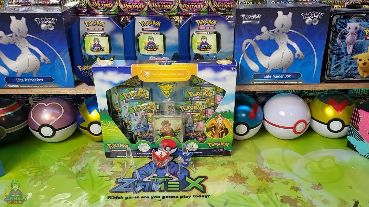 Pokémon Go TCG Special Collection box Team Instinct Deel 01 - YouTube