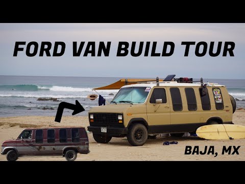 1985 Ford Econoline Van Conversion TOUR / BUILD - YouTube