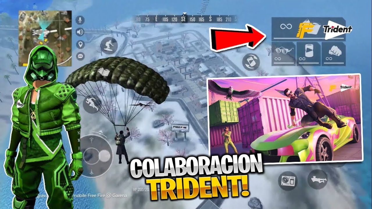 🌟TRIDENT x FREE FIRE! ASPECTO TRIDENTE - TAN FUERTE COMO VALIENTE - YouTube