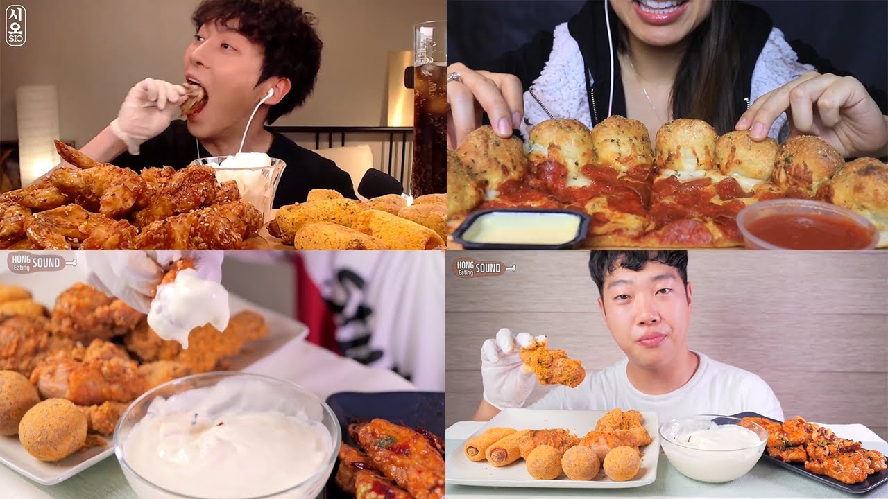 PART 1 | FAST FOOD | UNDERRATED MUKBANGERS | MUKBANG COMPILATION ASMR ...