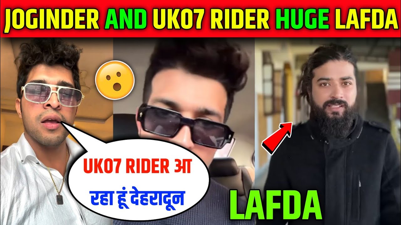 Thara Bhai Joginder And UK07 Rider Lafda...😮 Joginder Calling UK07 ...
