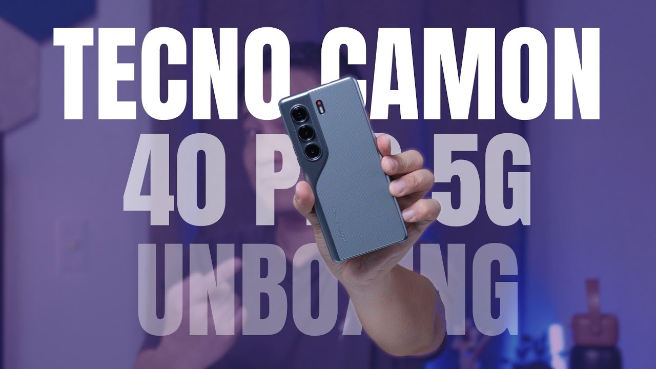 TECNO Camon 40 Pro 5G Unboxing | Preview on AI and Camera Features ...