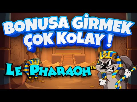 🎃 BONUSA GİRMEK ÇOK KOLAY ! 🎃  YENİ SLOT OYUNU 🎃 LE PHARAOH