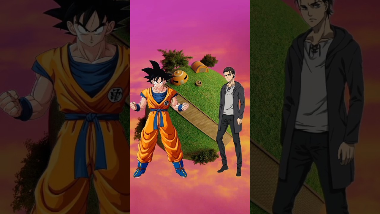 Goku & Vegeta V/S Attack On Titan || #animee #goku #vegeta #dragonball ...