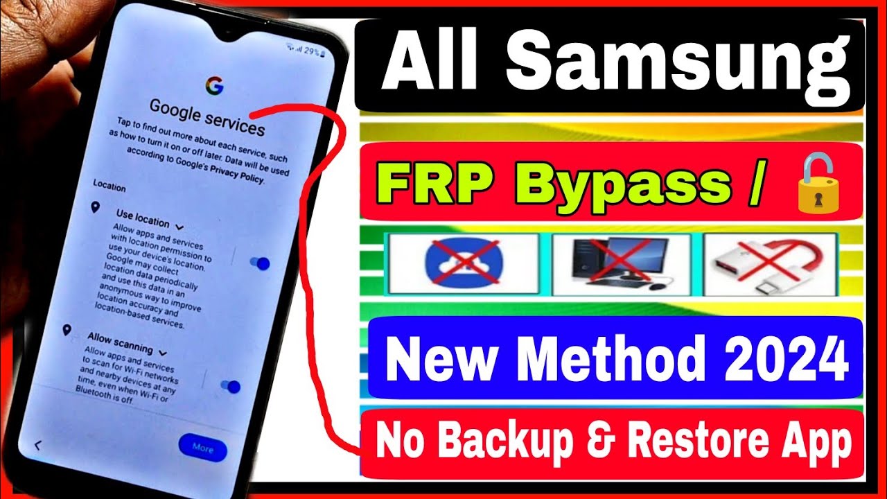Samsung का FRP Bypass कैसे करे Android 13 का | Samsung A12, A13, A03 ...