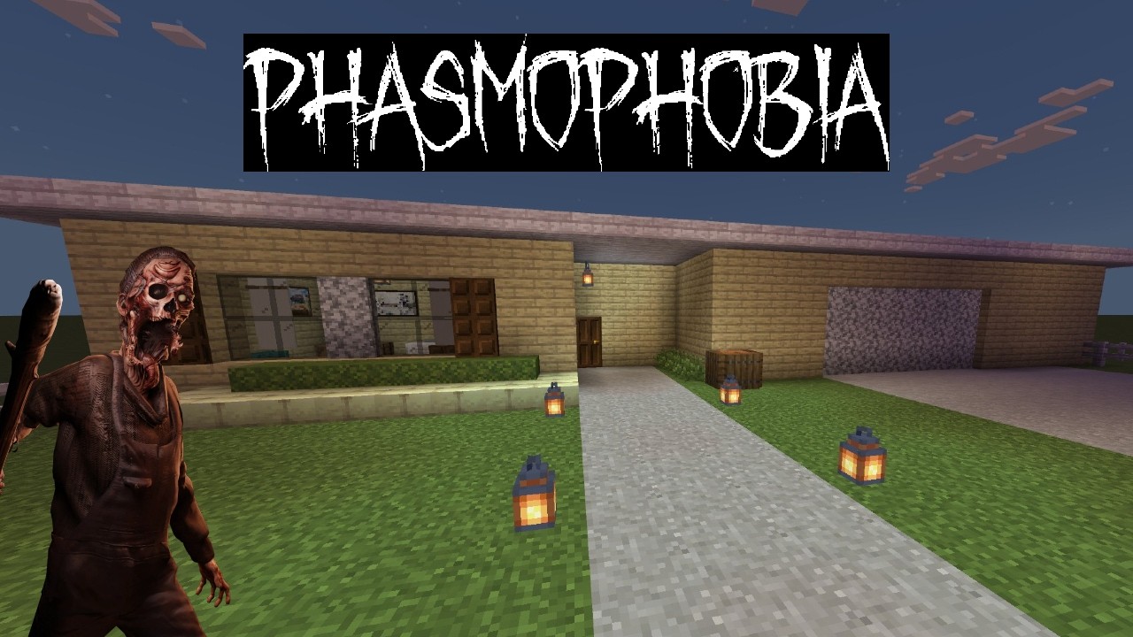Phasmophobia 6 Tanglewood Drive Minecraft House Tutorial (Exterior ...
