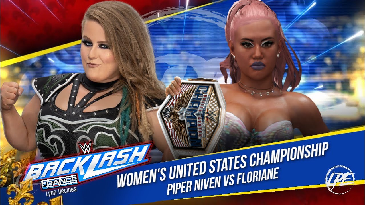 WWE 2K25 - PIPER NIVEN VS FLORIANE [FOR THE WOMENS UNITED STATES TITLE ...