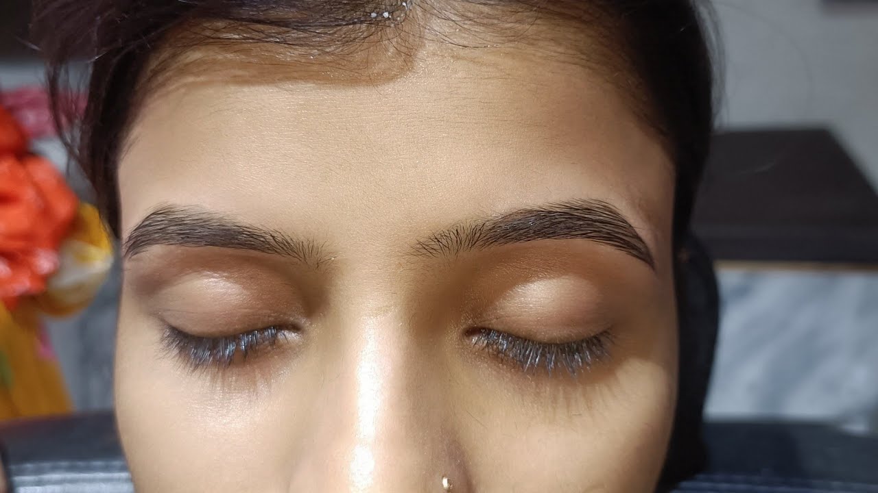 Teenage First Time Eyebrow Threading Full Tutorial | Perfect Pointed ...