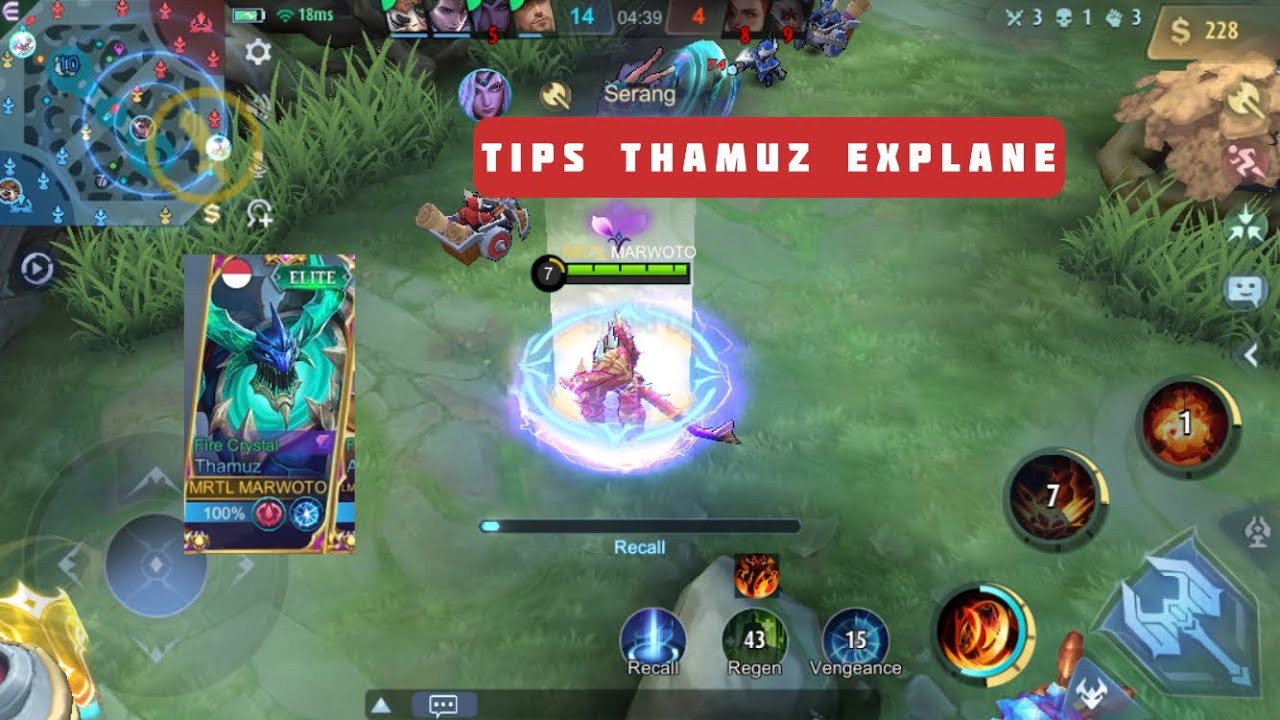 TIPS BUILD THAMUZ MENANG EXP LANE VS ENEMY EXP LANE MAGE!! #thamuzmarwoto - YouTube