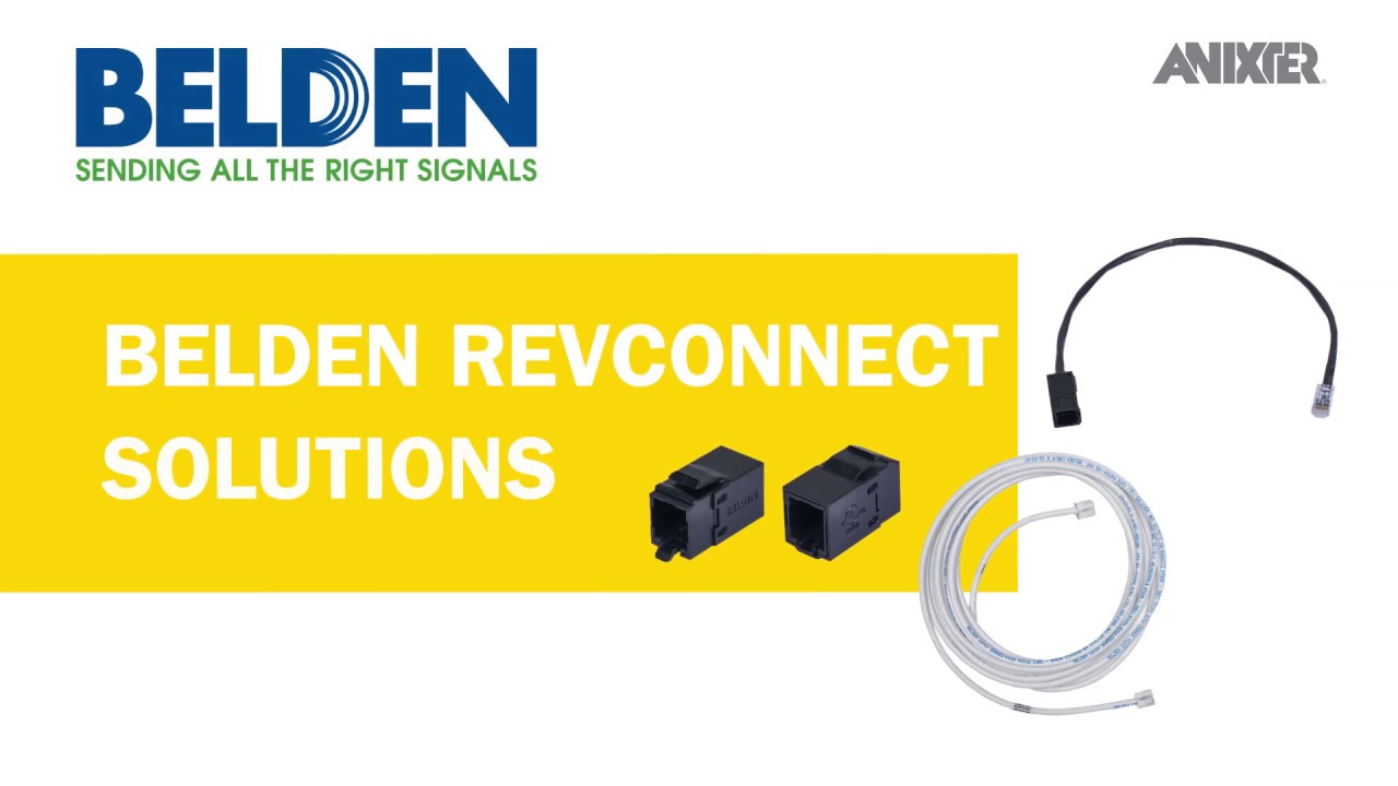 Belden RevConnect Solutions - Anixter Featured Solutions - YouTube