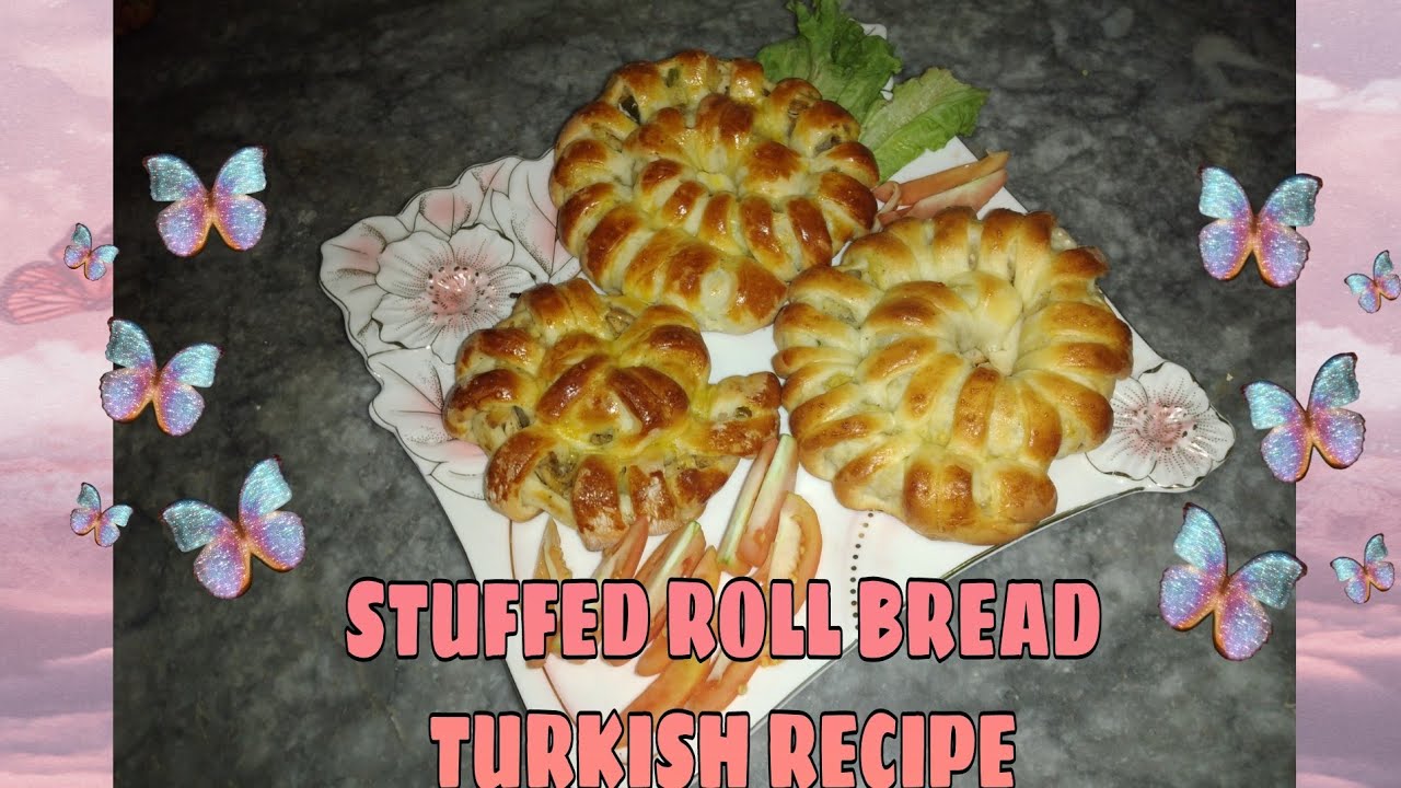 STUFFED ROLL BREAD || Turkish Recipe || Zeeshail,s kitchen || - YouTube