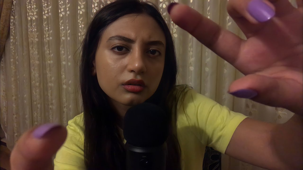 YOU HAVE SOMETHING ON YOUR FACE ASMR | HAND MOVEMENTS & CLOSE ...