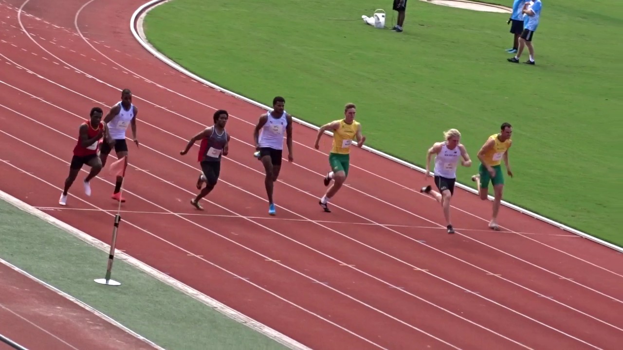 100m Senior Men Decathlon, Oceania Area Championships Suva, Fiji 30/06 ...