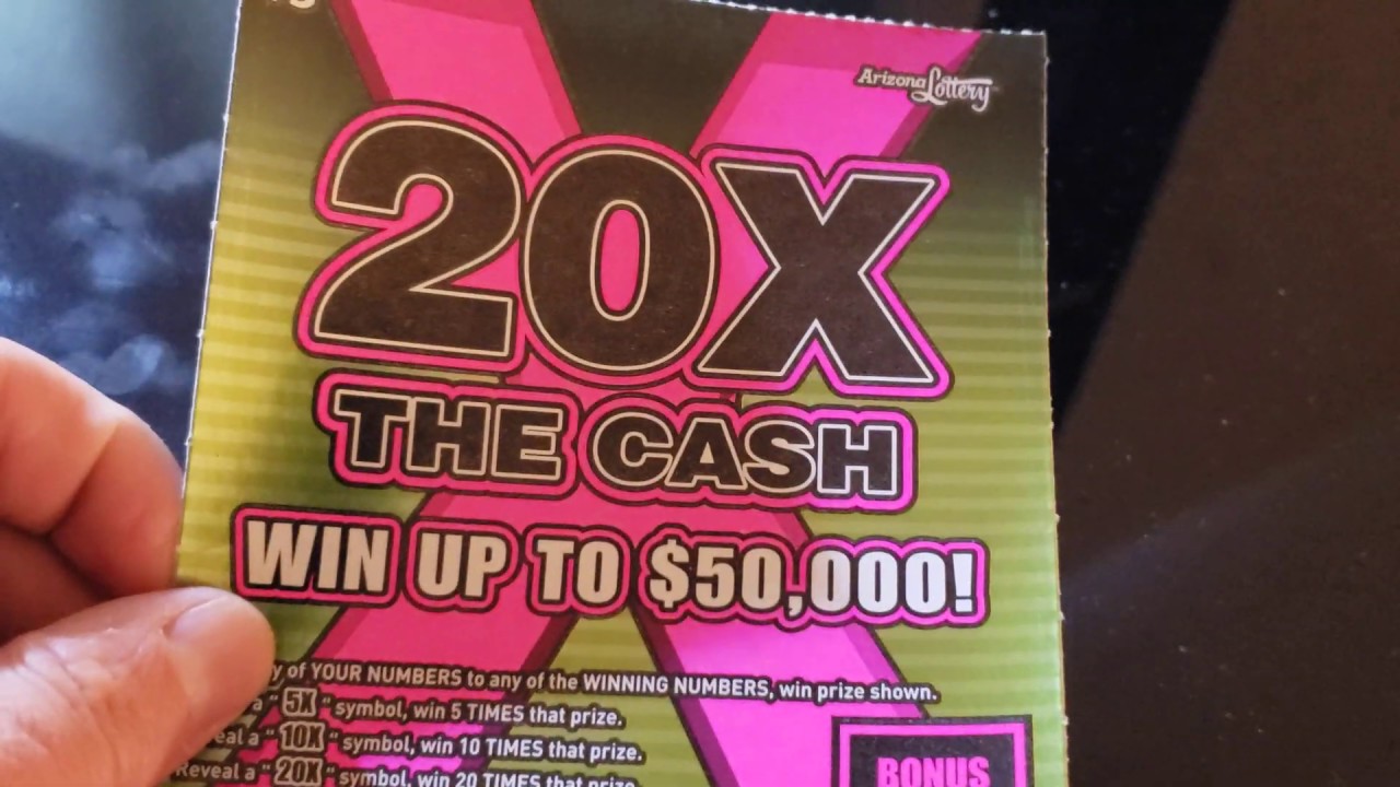 Arizona Scratcher: 20X THE CASH - YouTube