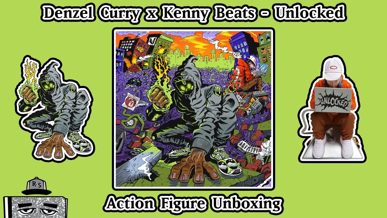 UNBOXING - Denzel Curry x Kenny Beats - Unlocked Action Figures - YouTube