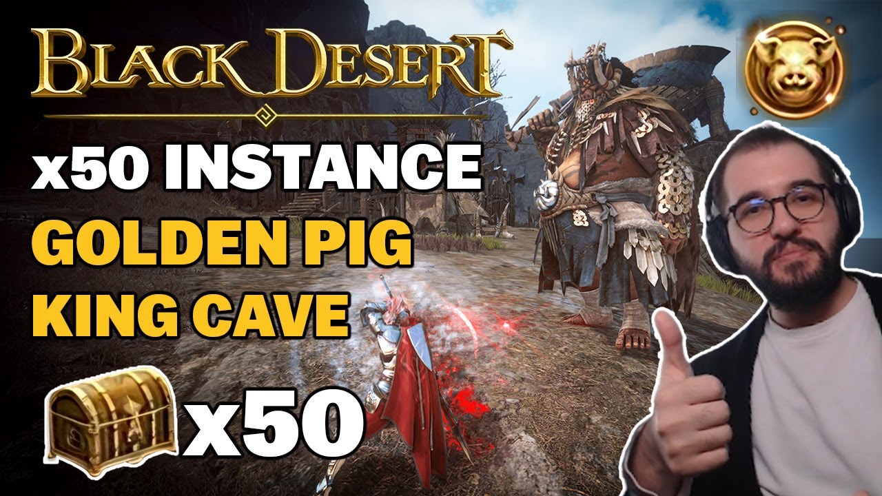 BDO | Fortunate Golden Pig Cave RNG Box Opening: x50 Instances Completed for Glory! - YouTube