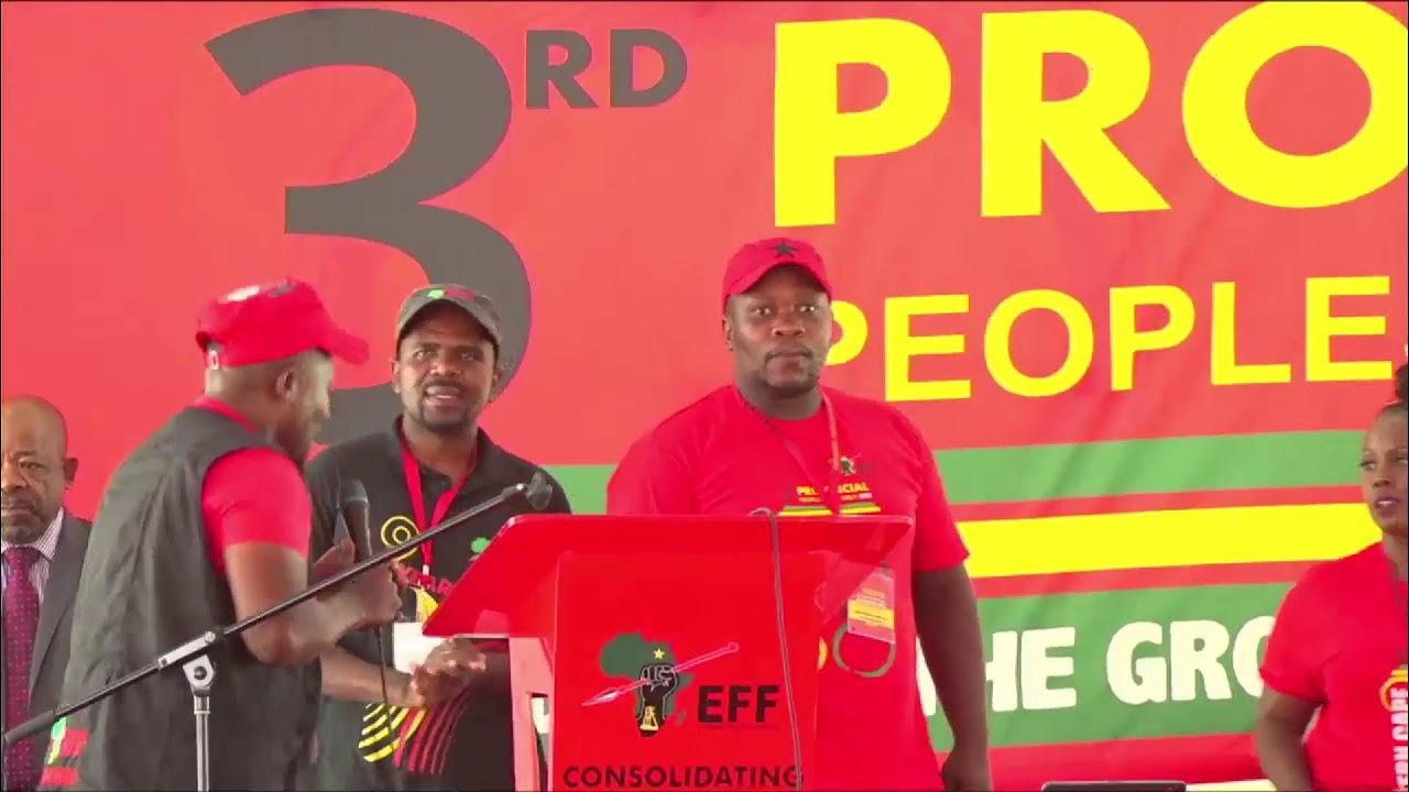 CIC Julius Malema To Address The EFF Eastern Cape 3rd Provincial Peoples’ Assembly - YouTube