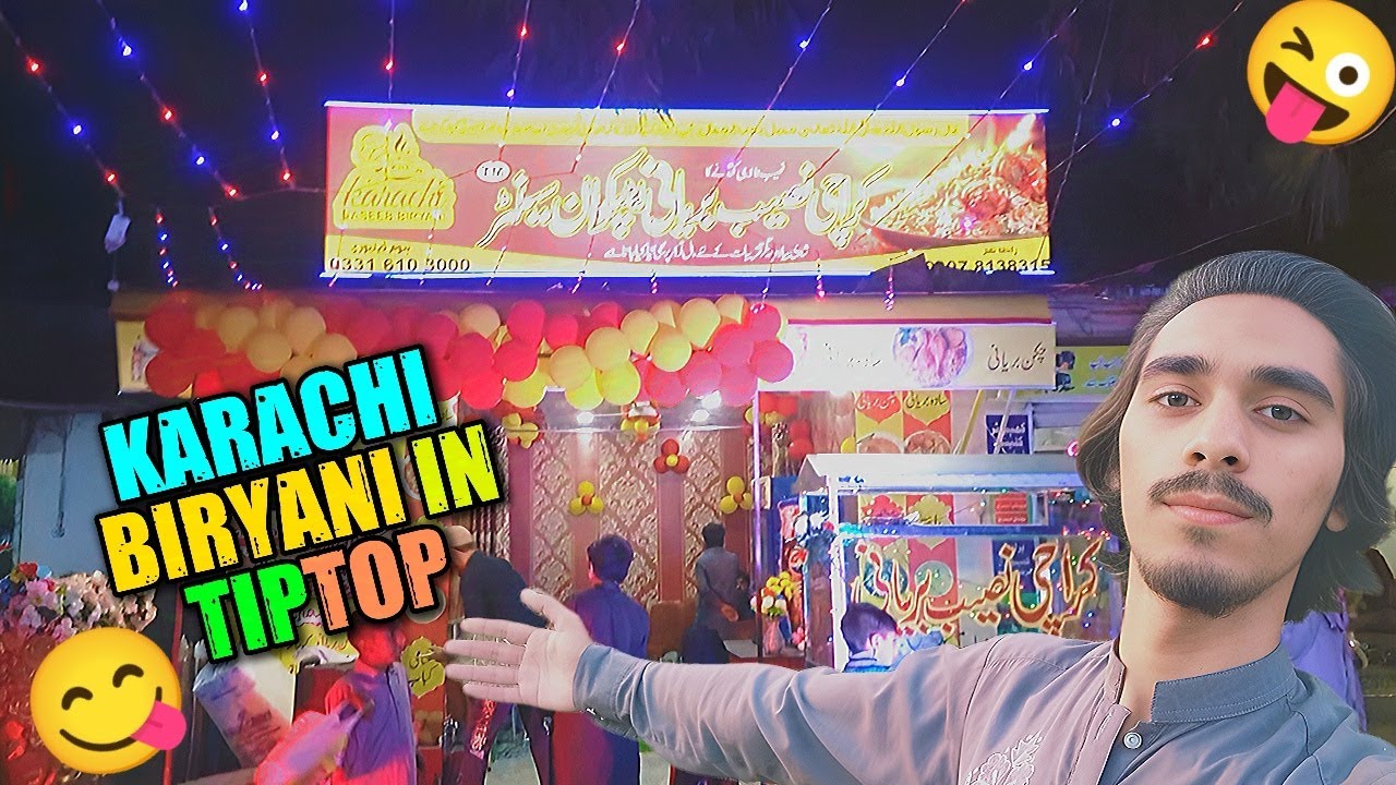 Karachi Biryani In TIPTOP | New Shop Opening In TIP Haripur | THE BLOOPERS - YouTube