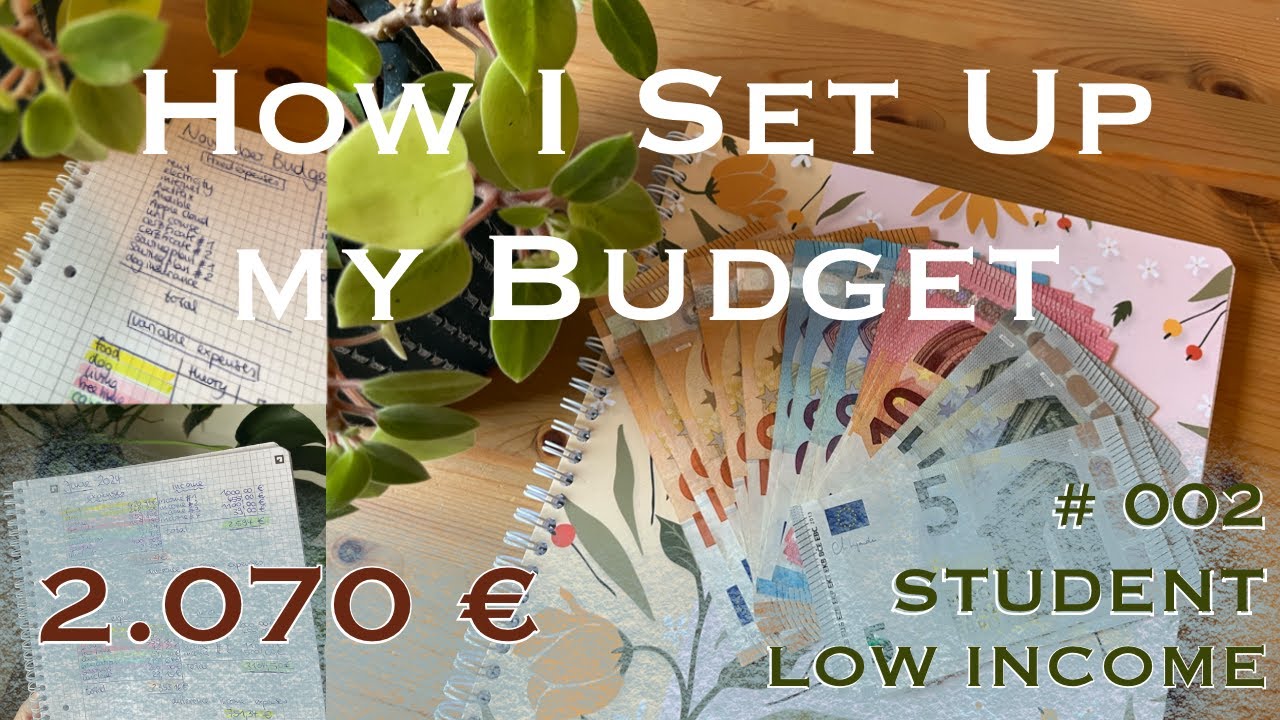 How I Set Up My Budget |#002| Low Income | Student | Budget With Me ...