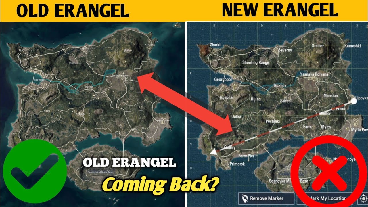 OLD ERANGEL IS COMMING BACK?? #olderangelback #bgmi - YouTube