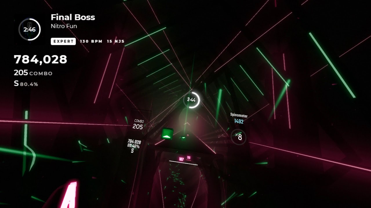 [비트세이버] Nitro Fun - Final Boss Expert RE! - YouTube