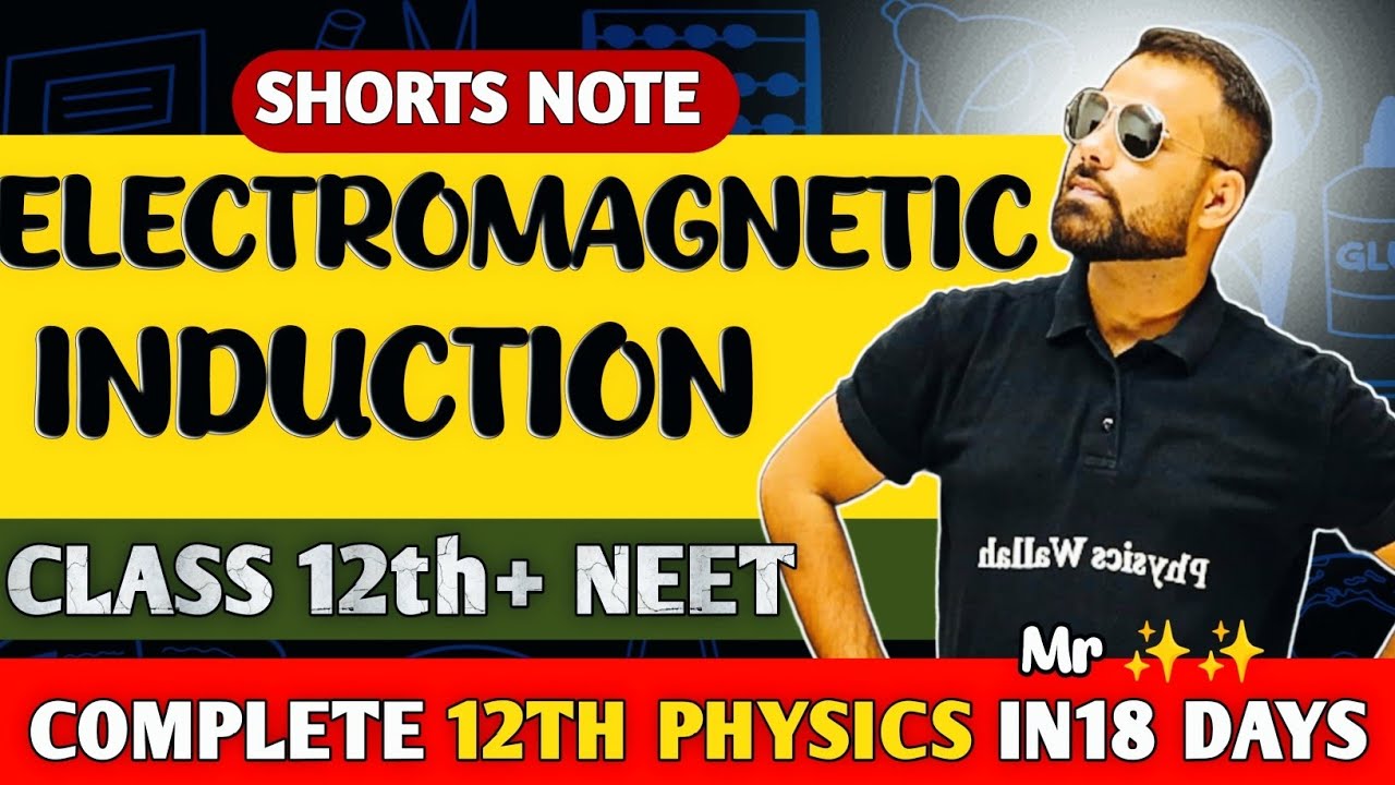 Electromagnetic Induction short note | NEET physics Note| Mr sir ...