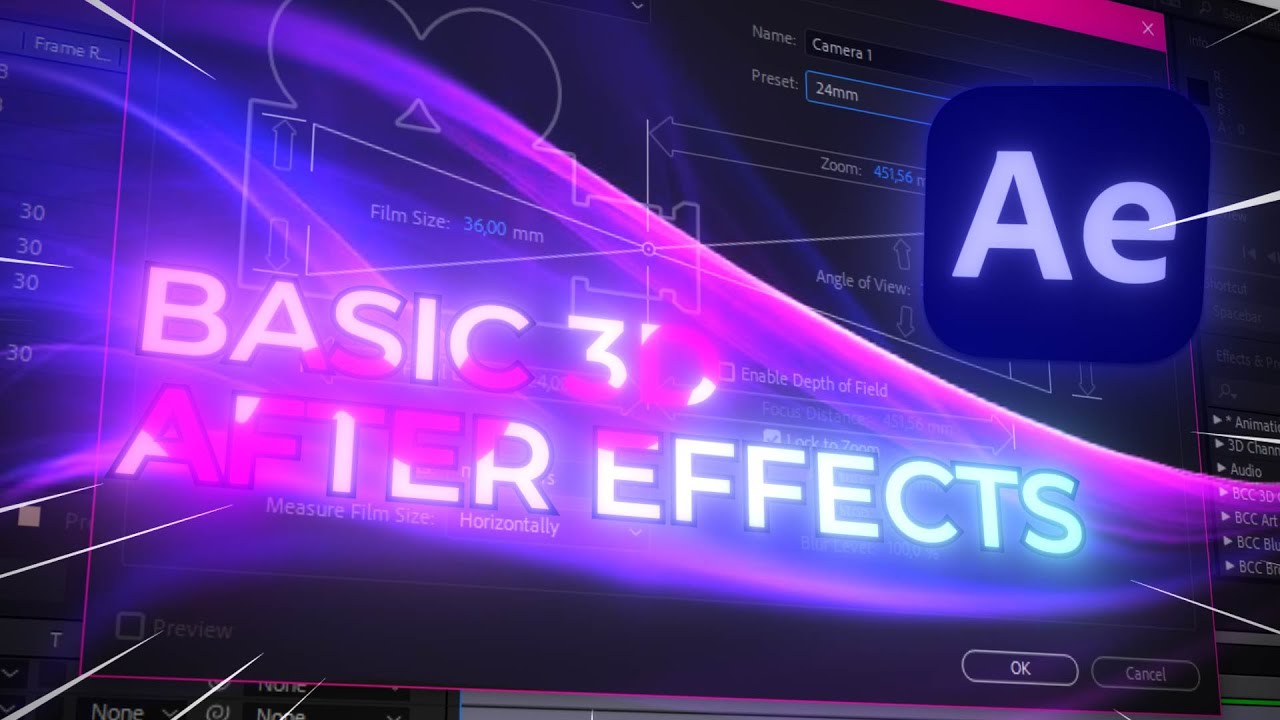 KONSEP 3D DI AFTER EFFECTS - BASIC AFTER EFFECTS #2 - YouTube