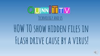 How To Show Hidden Files Folder From Pendrive Show Infected By Virus ...