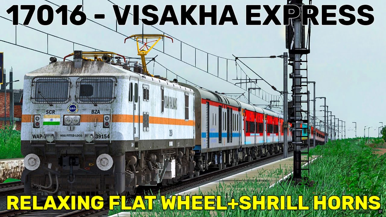 17016 - VISAKHA EXPRESS TRAIN JOURNEY|RAILWORKS GAMEPLAY|TRAIN ...