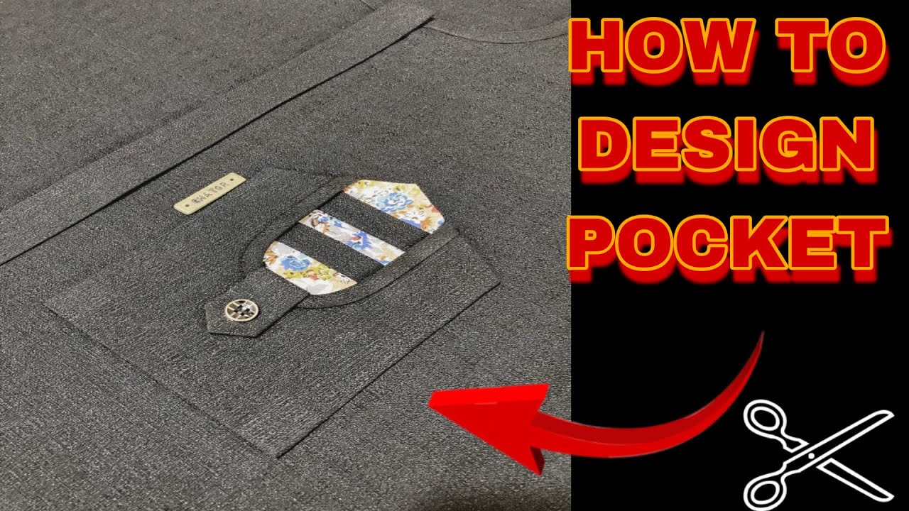How to sew Senator pocket design step by step - YouTube