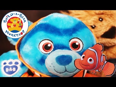 FINDING DORY BuildaBear NEMO FIGHT with LuckyLionBear Build a Bear ...