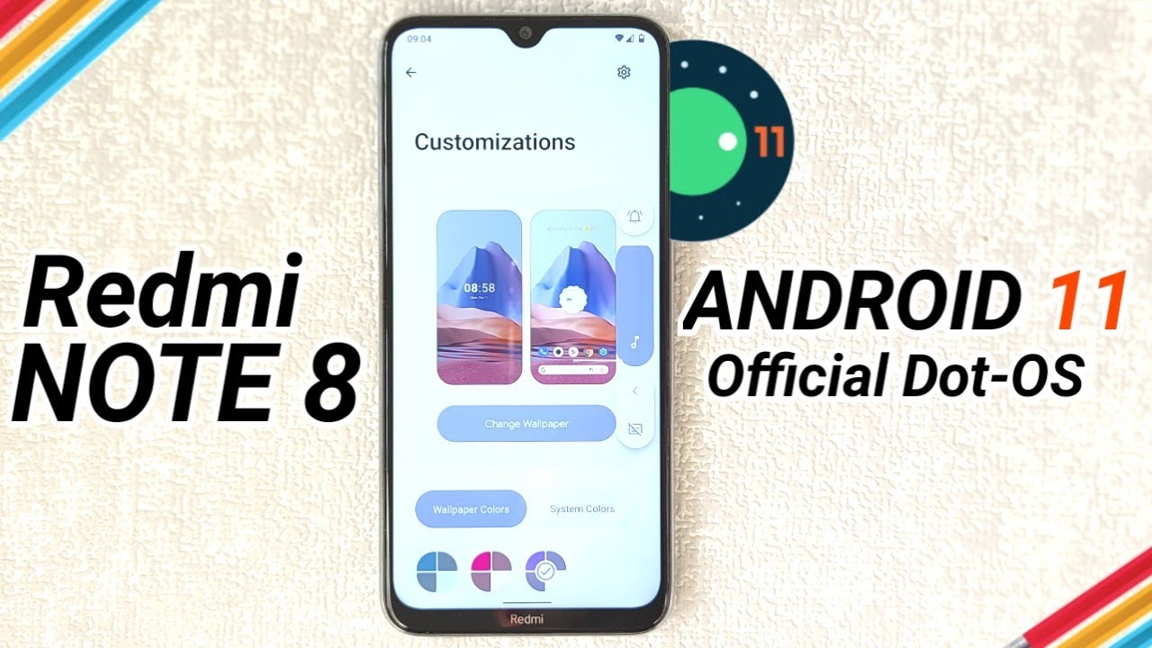 REDMI NOTE 8 ANDROID 11 WITH OFFICIAL DOTOS | AMAZING SPEED ...