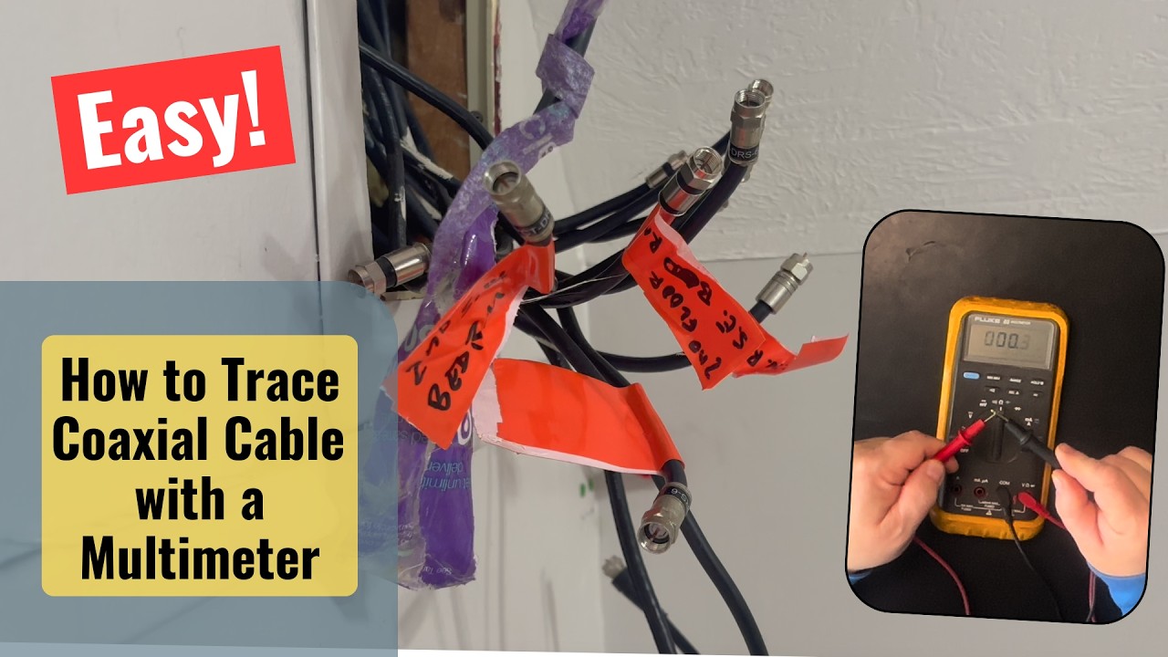 How to Trace Coaxial Cable Using Only a Multimeter and Scrap Coaxial ...