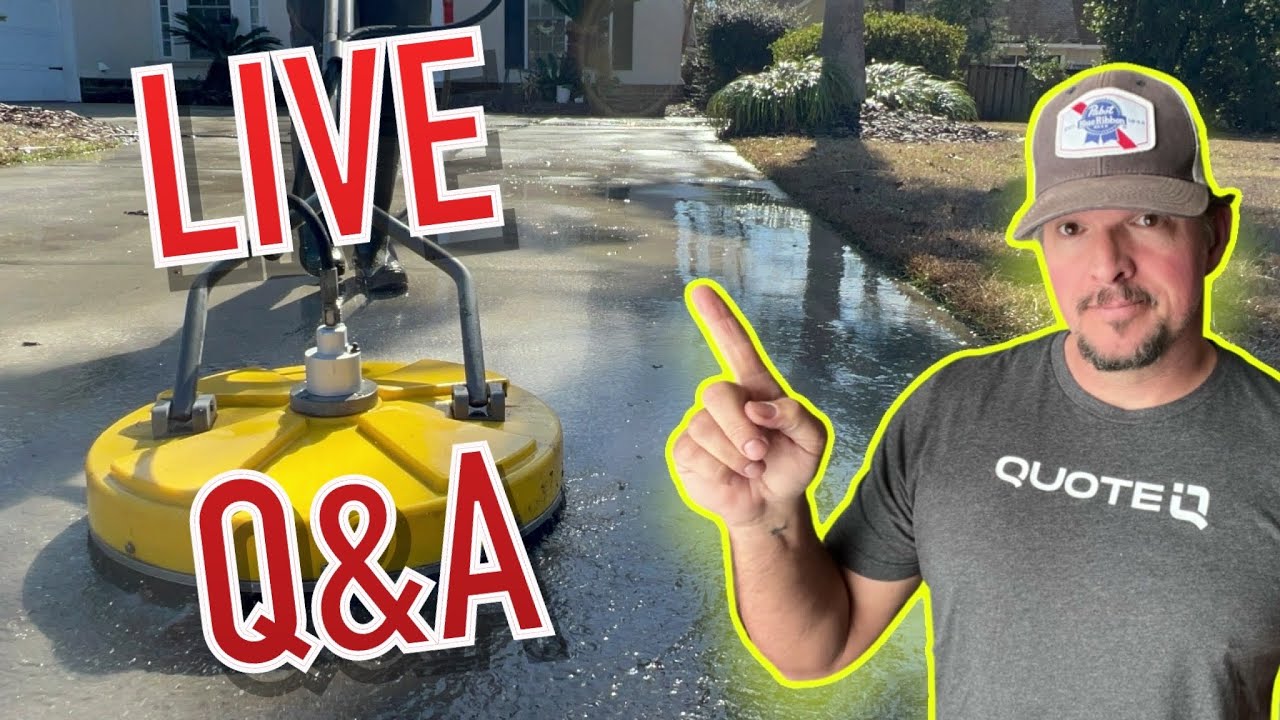 Pressure Washing Business Q & A LIVE - YouTube