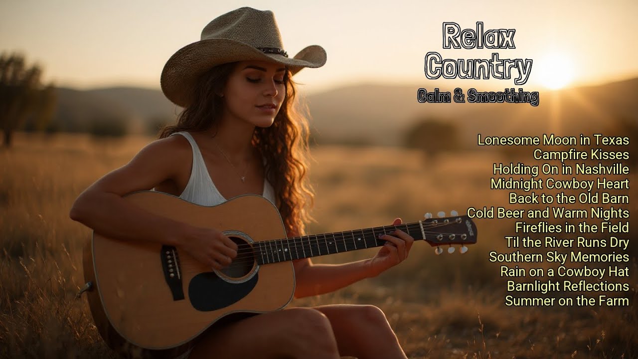 Relaxing Country Playlist – Calm & Cozy Country Tunes - YouTube