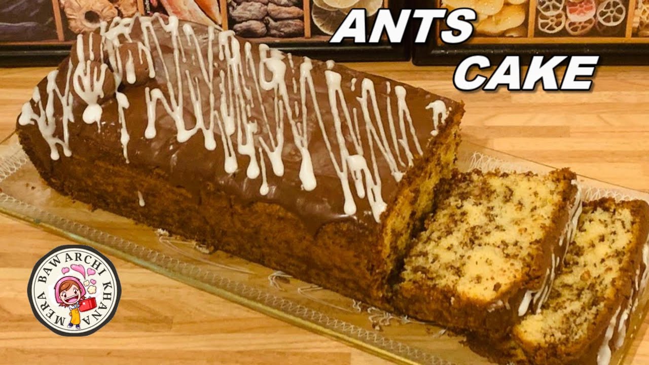 Yummiest Ants Cake For Kids | Moist Ants Cake | Tea Time Cake | Ants ...