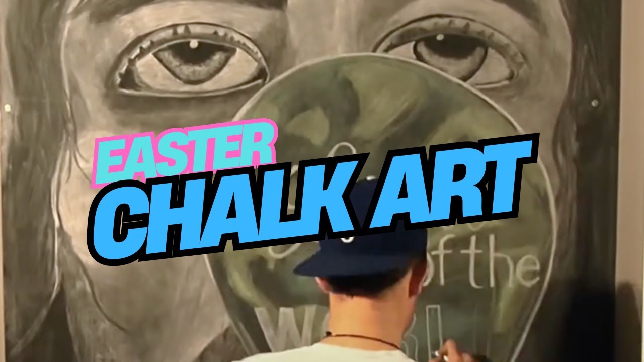 Jesus Our God, EASTER Chalk Art by Caleb Taylor - YouTube