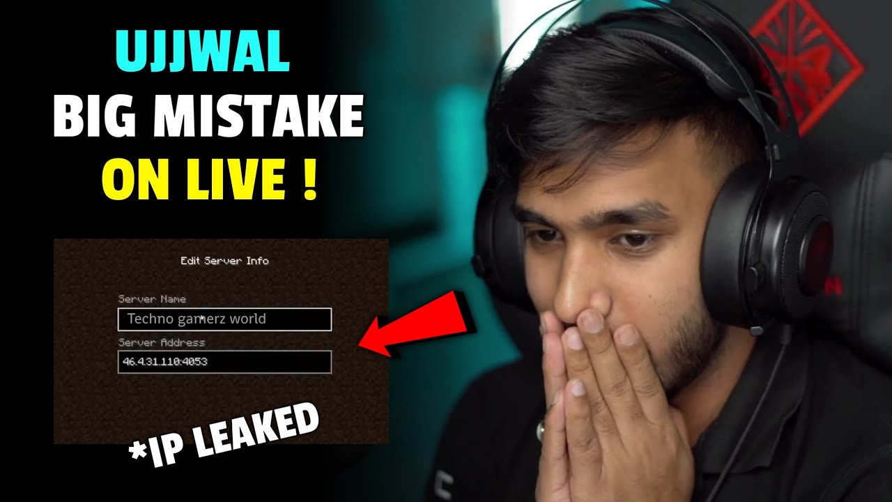 UJJWAL BIGGEST MISTAKE ON LIVE STREAM | TECHNO GAMERZ FORGOT TO TURN OFF LIVE STREAM | BIG ...