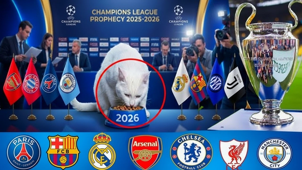 A Cat Just Predicted The 2026 Champions League Winner… - YouTube