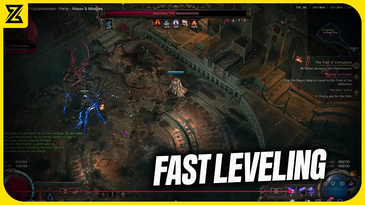 Leveling - Set Equipamentos - Party - Mapas & Missões Part 1 - YouTube
