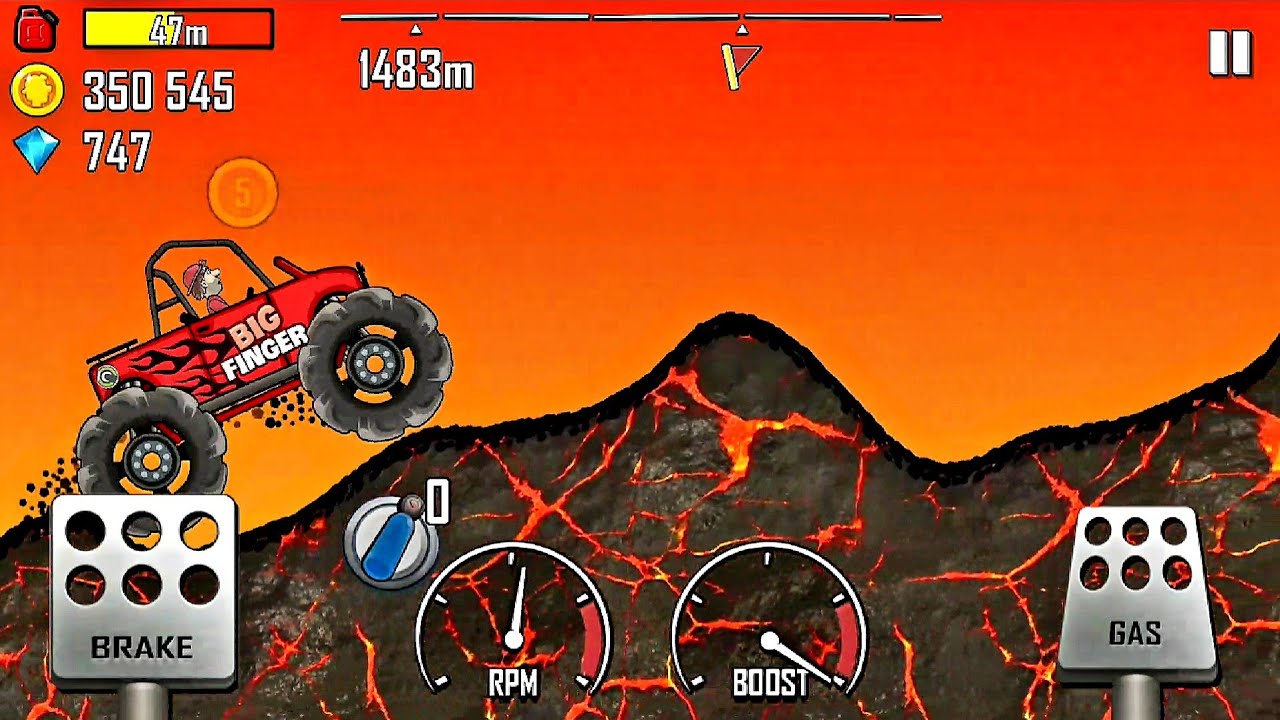 Hill Climb Racing | Volcano | Boot Camp | Android Gameplay 5 - YouTube
