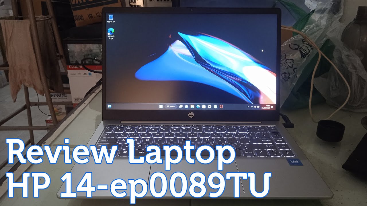 Review Laptop HP 14 ep0089TU - YouTube