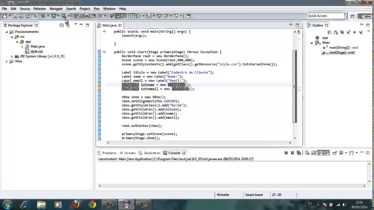 HBox e VBox : Estruturas de layouts - YouTube