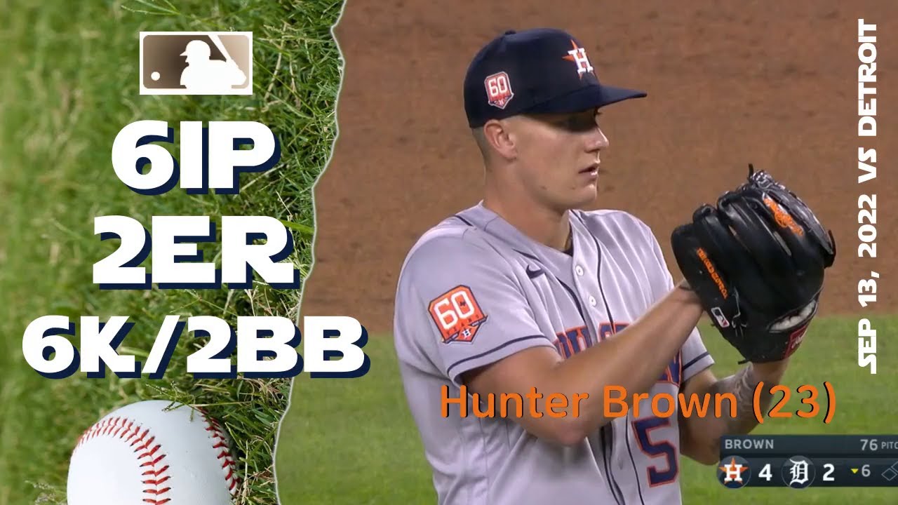 Hunter Brown (23) | Sep 13, 2022 | MLB highlights - YouTube