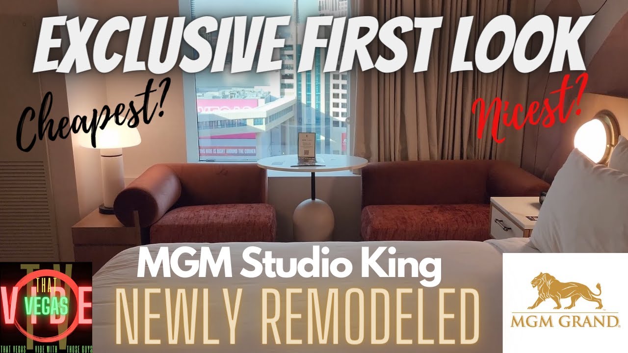 MGM Grand Studio King (Exclusive First Look) Newly Remodeled - YouTube