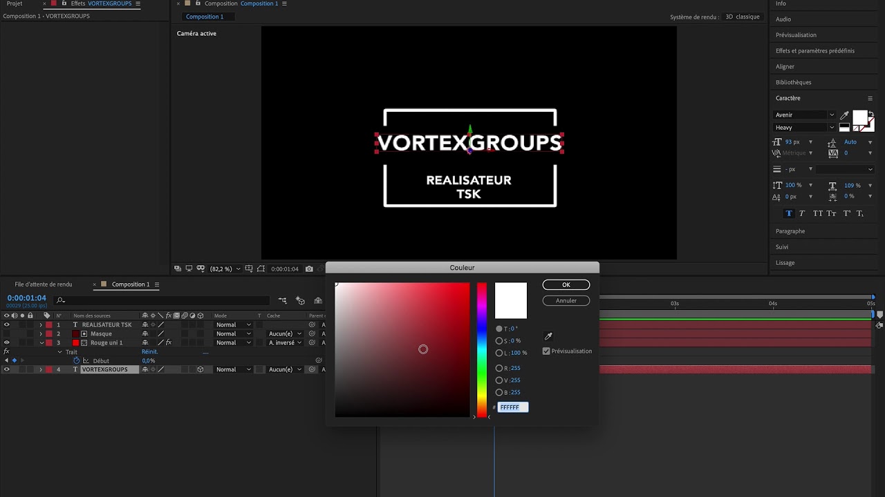 Animation Intro simple dans After effects - YouTube
