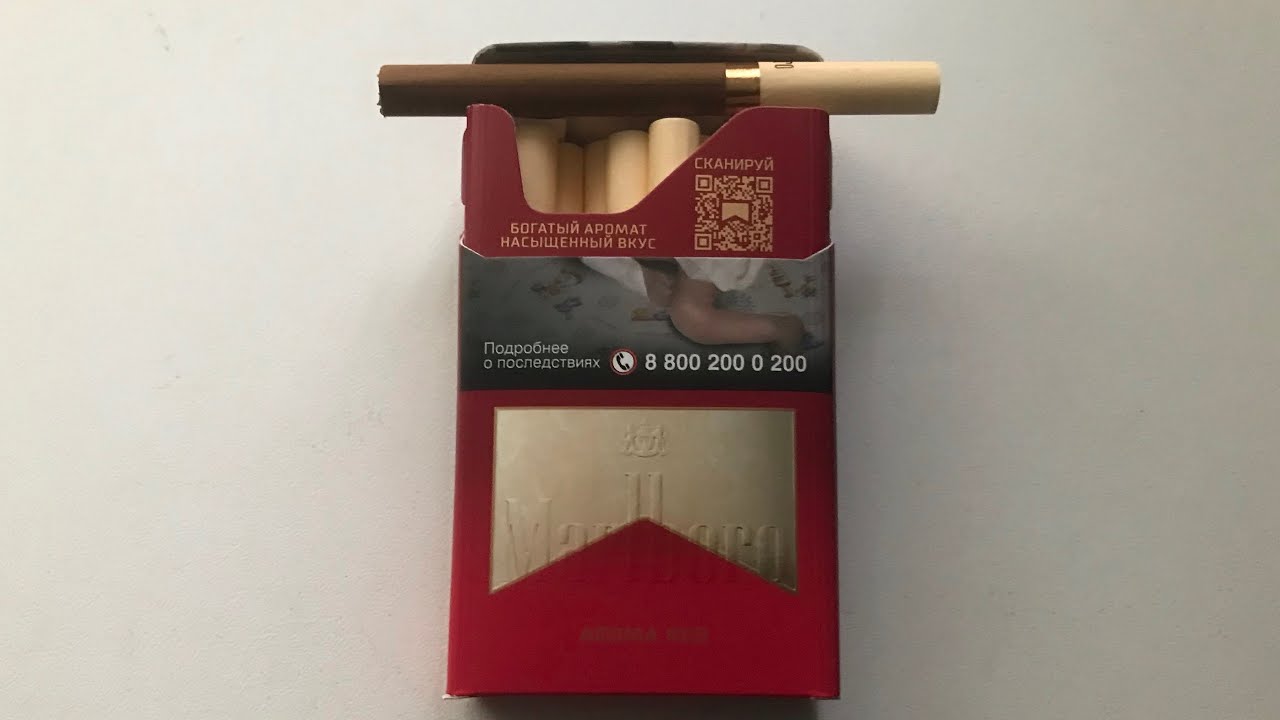 Marlboro Aroma Red | Обзор сигарет - YouTube