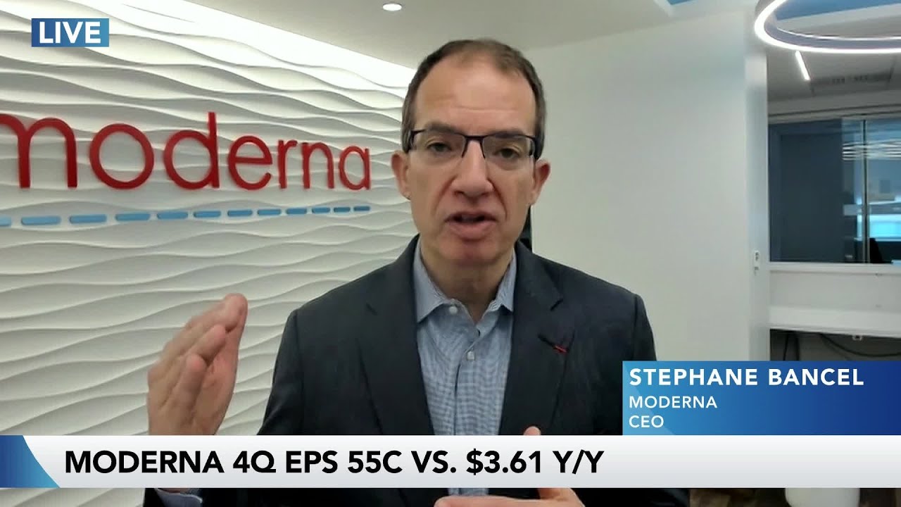 Moderna CEO: 'Excited' About Future Following 4Q Revenue - YouTube