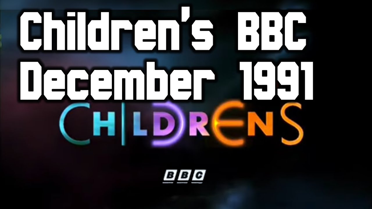 Children's BBC (CBBC) In-Vision Continuity | 19 December 1991 | BBC 1 ...